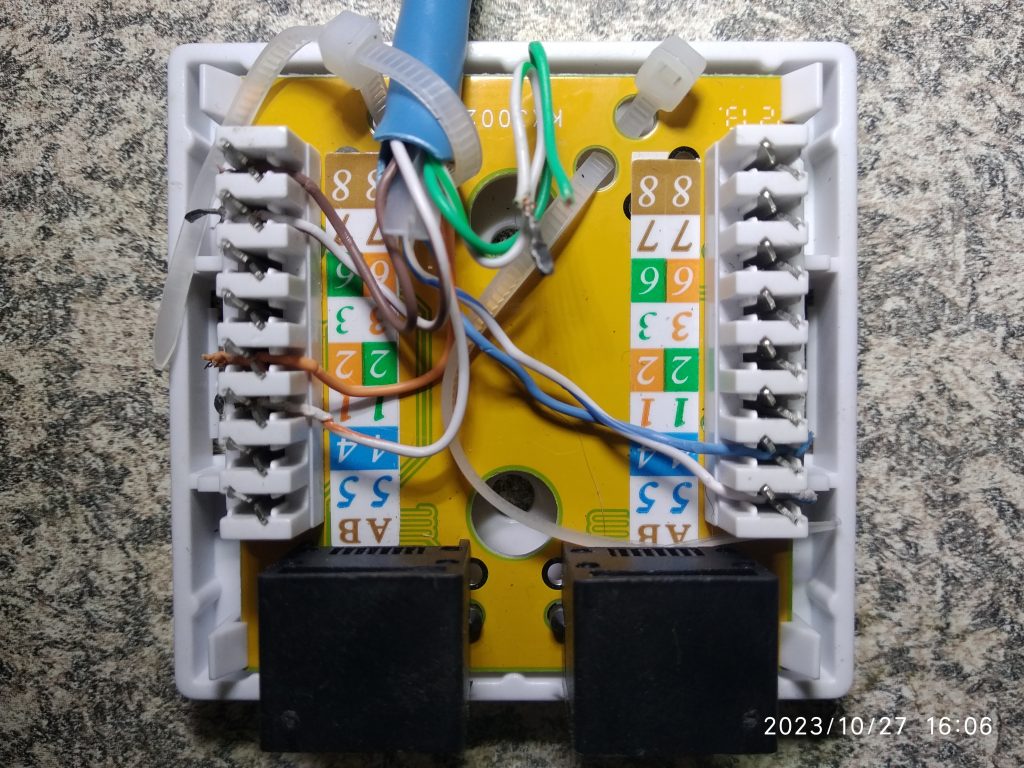 Dual RJ45 Network wall mount box – Smart Home Integrations ZA